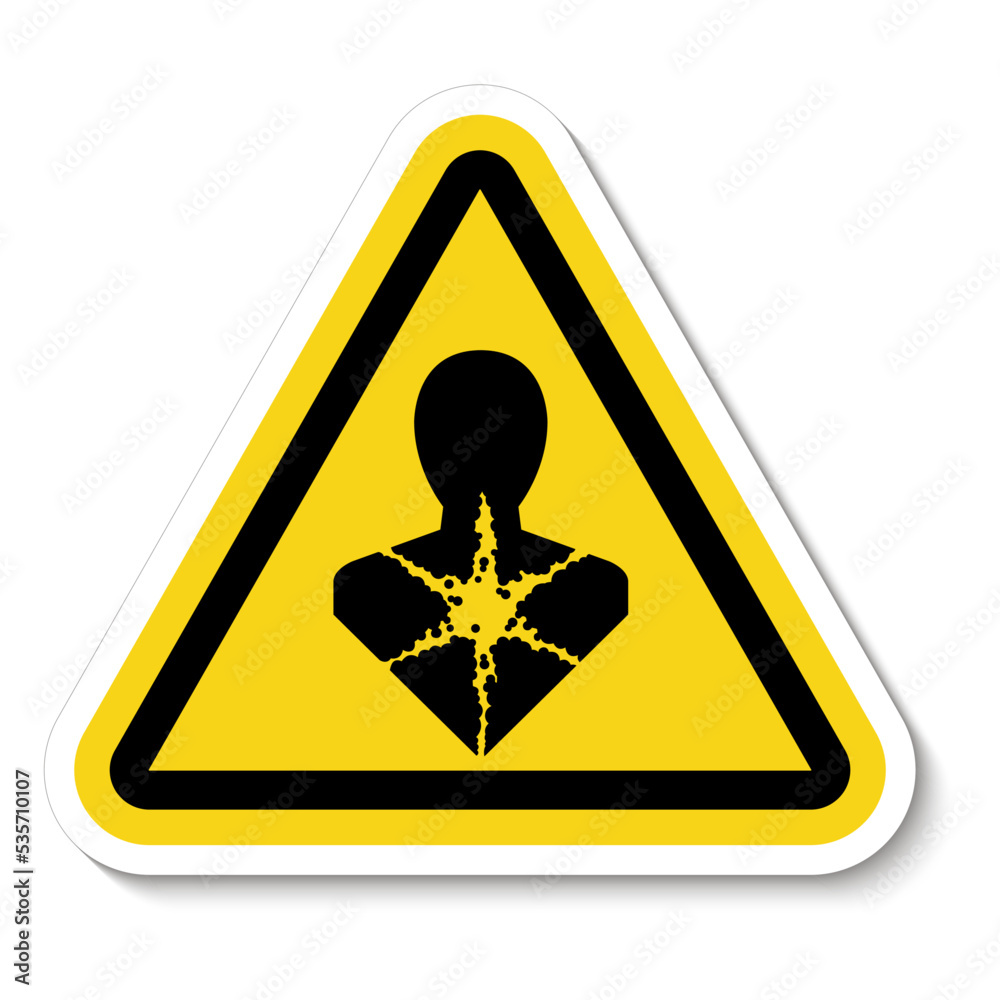 Health Hazard Symbol Label,Longer Term Health Hazard,GHS Hazard ...