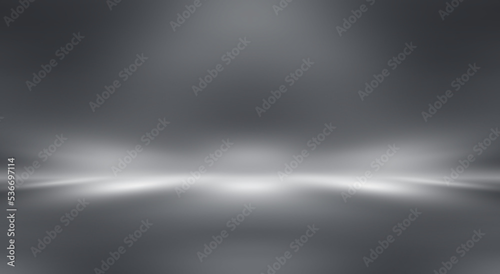 soft gray studio room background, grey floor backdrop with spotlight ...