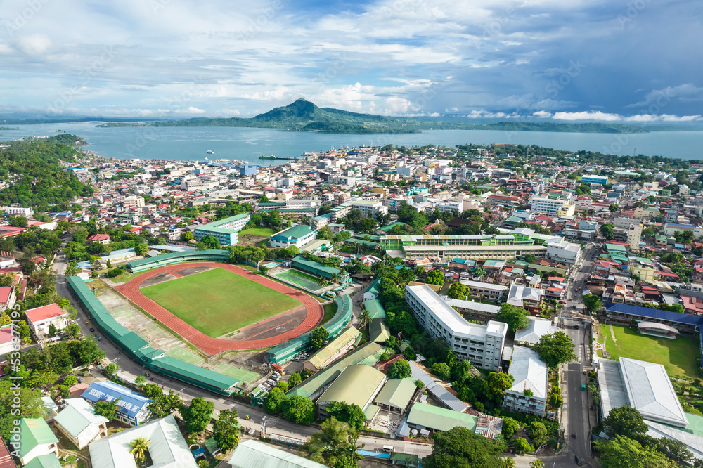 Tacloban City, Leyte, Philippines - Aerial of Leyte Sports Development ...