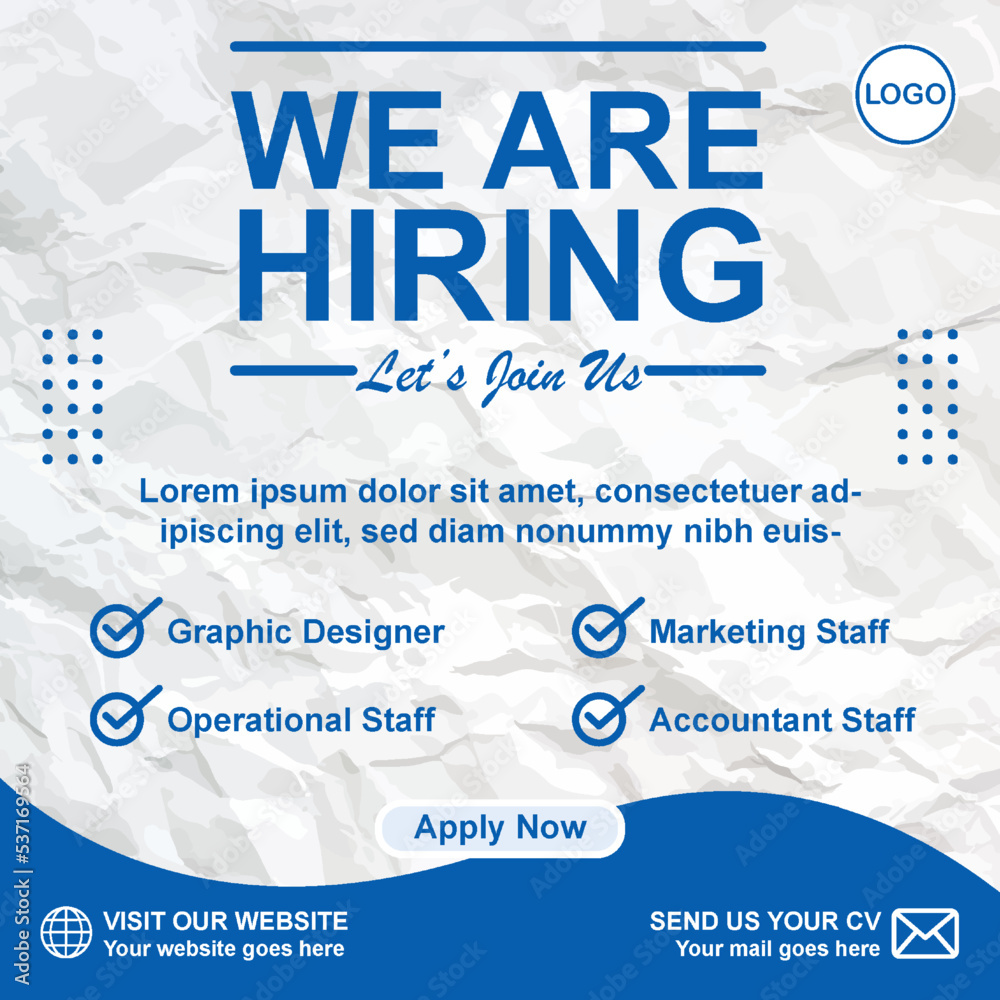 Recruitment Post Template