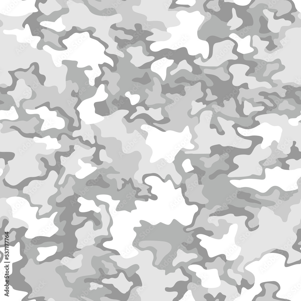 Camouflage texture seamless pattern. Abstract modern military camo ...