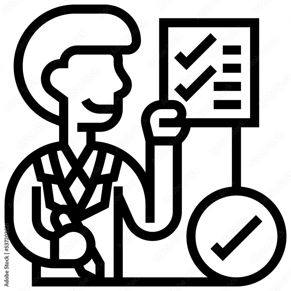 acknowledgement icon Stock Vector | Adobe Stock