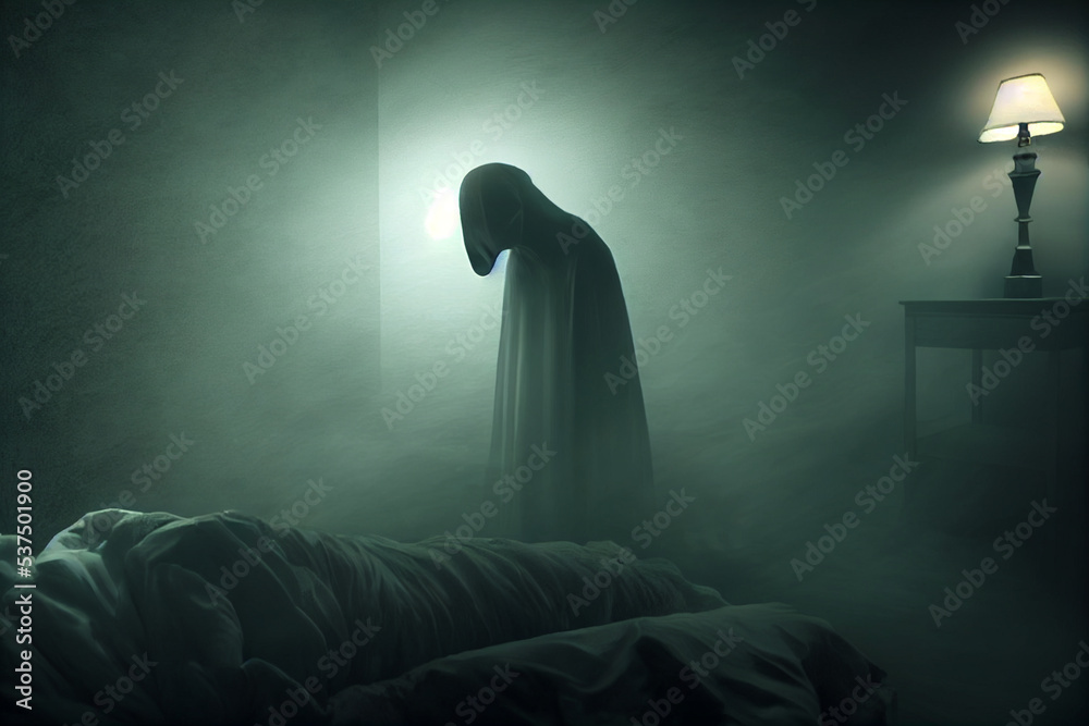 abstract illustration of sleep paralysis Stock Illustration | Adobe Stock
