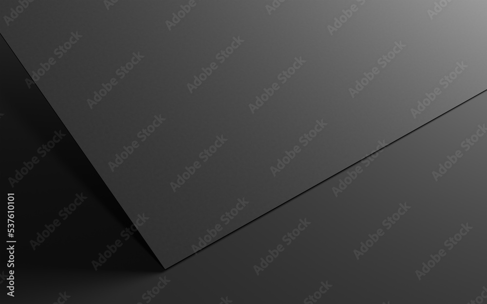 Paper Black Background Mockup Stock Illustration | Adobe Stock