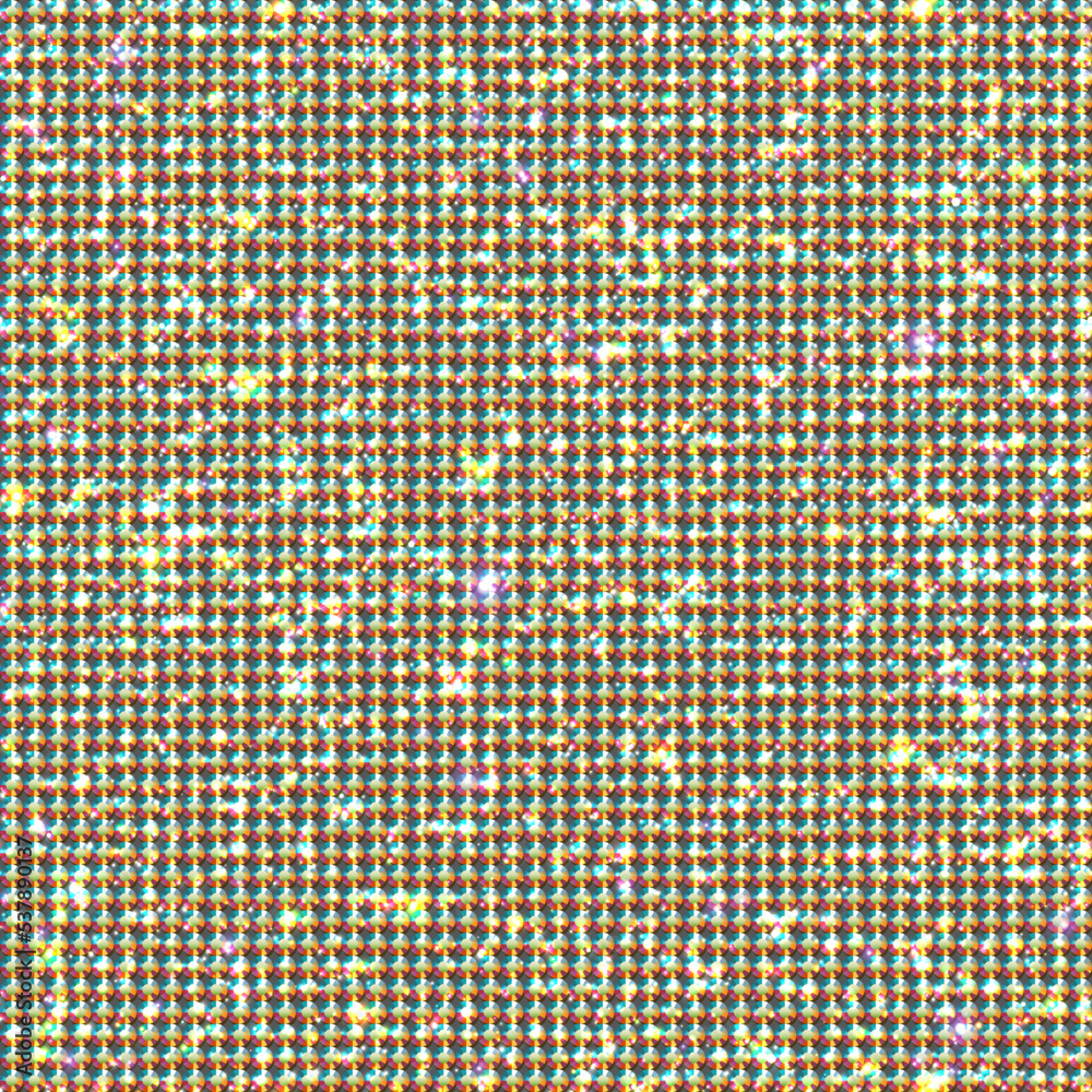 Vector de Stock Seamless shiny multicolored rhinestone surface ...