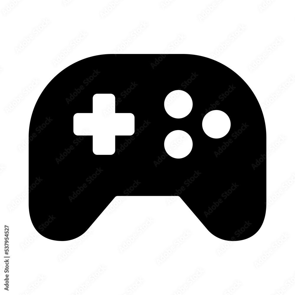 Game console icon symbol signs for apps and websites with transparent ...