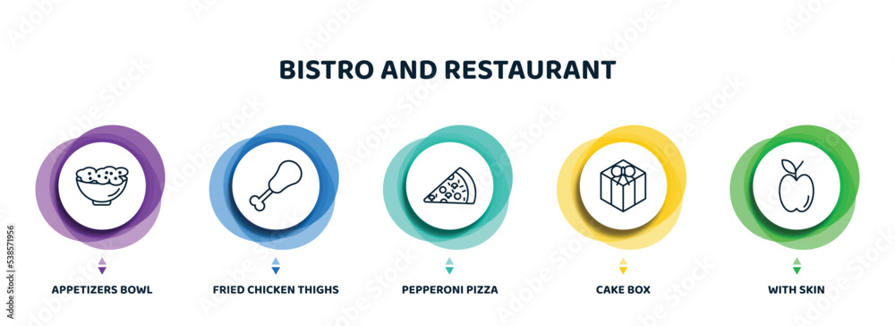 editable thin line icons with infographic template. infographic for ...