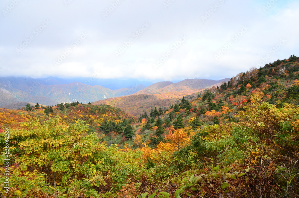 Mt Kurikoma is a volcano on the prefectural borders of Akita, Iwate and ...