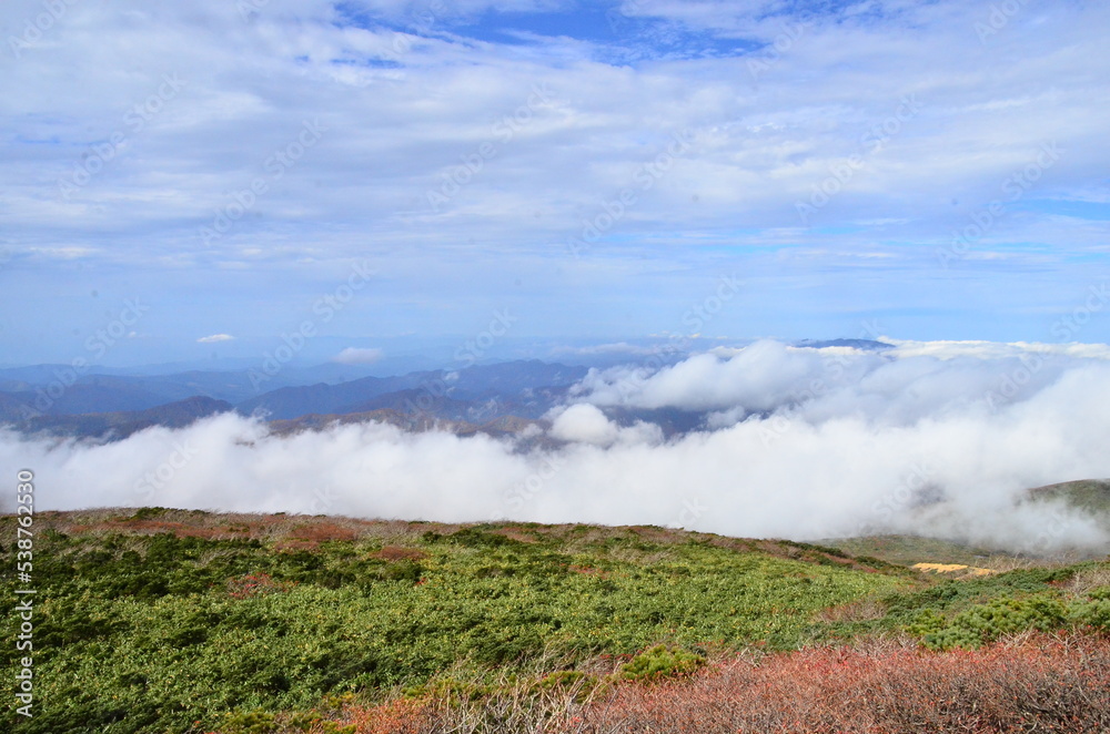 Mt Kurikoma is a volcano on the prefectural borders of Akita, Iwate and ...