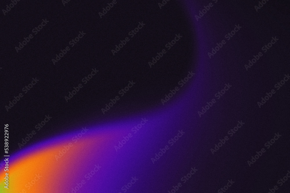 Abstract Gradient With Thermal Heatmap Effect And Grain Texture Futuristic Background Stock