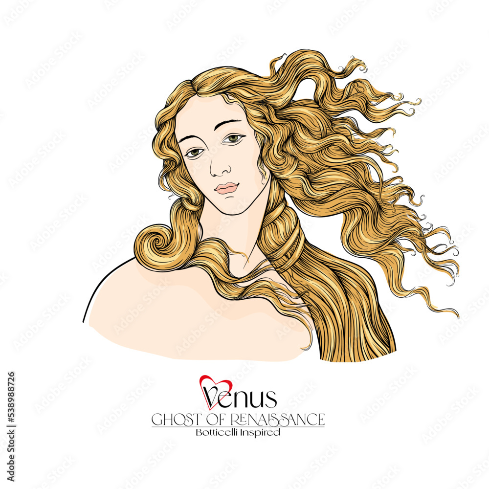 Portrait of a woman inspired by a painting by Renaissance artist ...