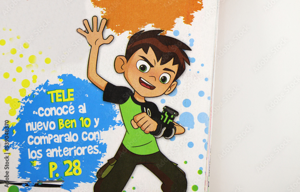 Foto de Stock Magazine for children with the character of Ben 10 ...