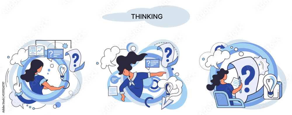Thinking process of functioning of consciousness, metaphor determines ...
