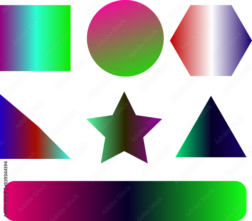 collection set diagonal object vector gradient Stock Vector | Adobe Stock