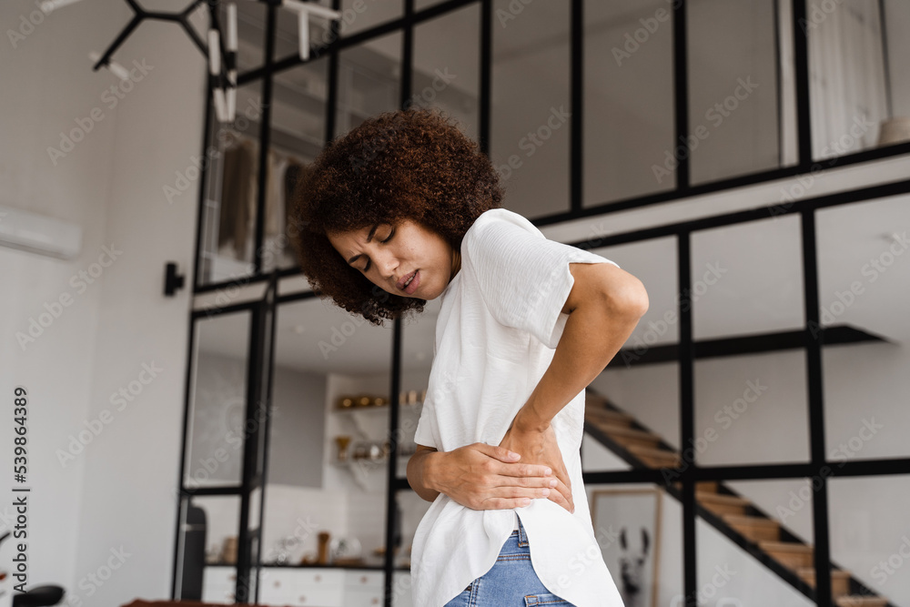African woman with pelvic inflammatory disease. PID infection of one or ...