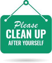 Vintage Keep Clean Poster Free Stock Photo - Public Domain Pictures