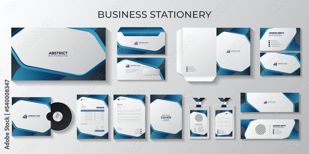 professional business stationery and identity, branding, Presentation ...