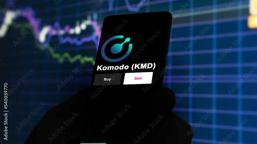 September 13th 2022, London UK. An investor's analyzing the Komodo (KMD ...