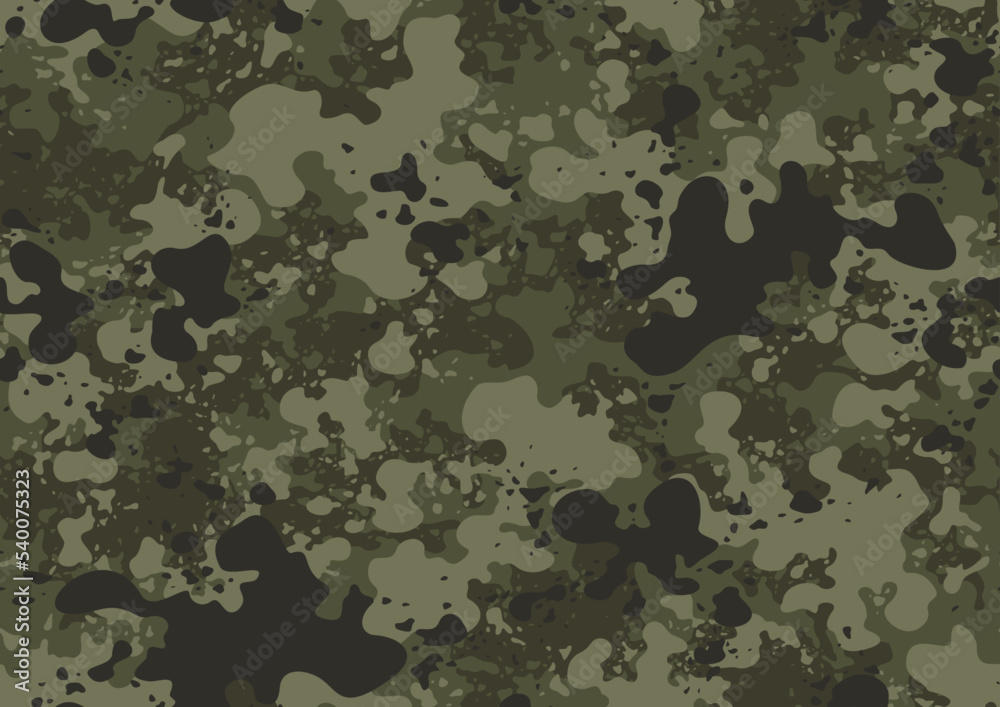 Camouflage seamless pattern of splash drops. Abstract modern camo ...