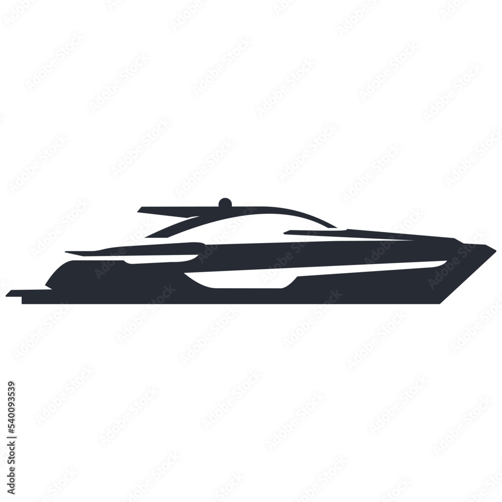 Vetor Speed boat logo design template ,Sea boat logo design concept ...