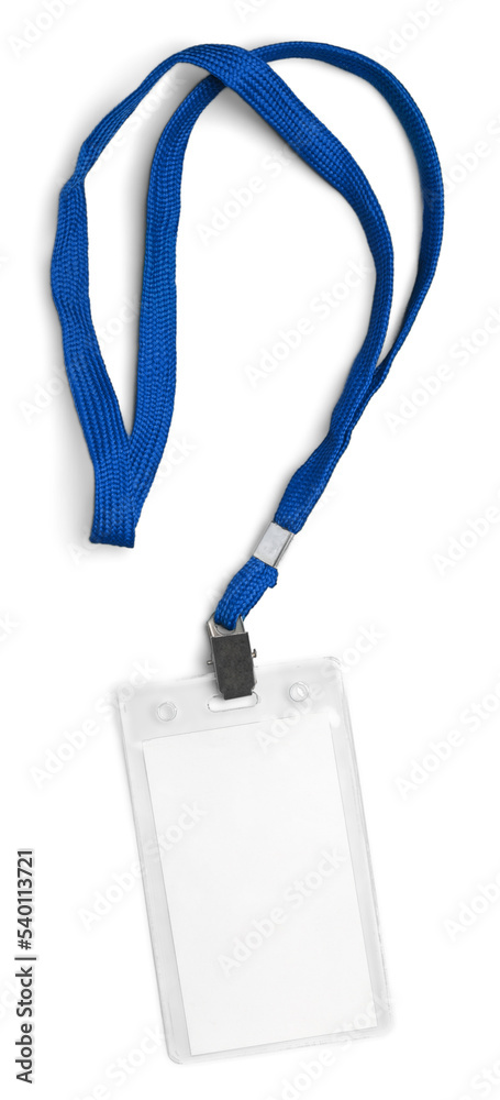 Card tag isolated name tag backstage pass id card blank Stock Photo ...