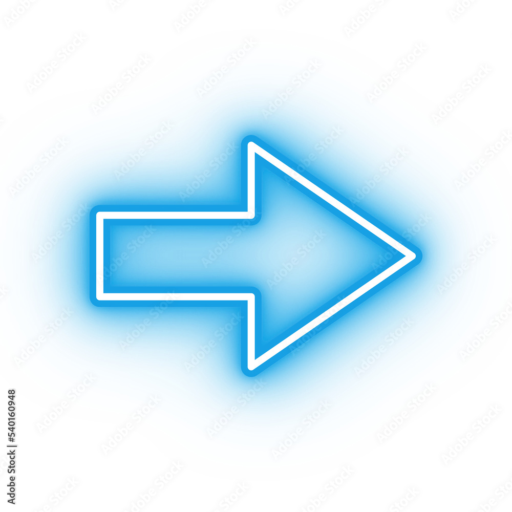 Neon blue arrow icon, arrow icon on transparent background Stock ... Neon blue arrow icon, arrow icon on transparent background Stock ...