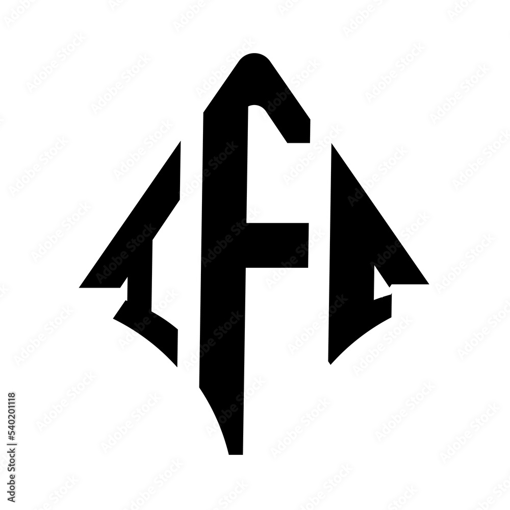 IFC logo. IFC logo letter logo design vector image. IFC letter logo ...
