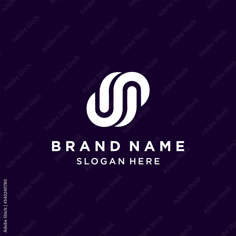 Letter M S icon logo design template.creative initial S M symbol Stock ...