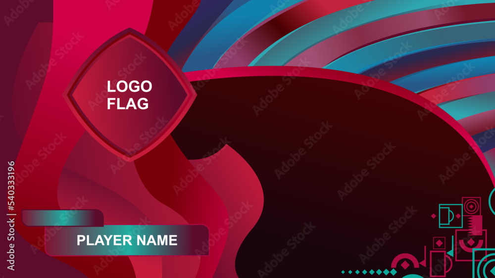 Wine red sports background for events, tournaments, invitation cups or ...