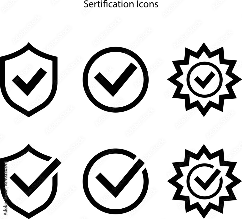 certificate icons isolated on white background from human resources ...