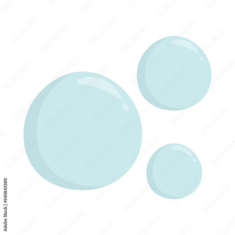 Bubbles Sign Emoji Icon Illustration. Soap Vector Symbol Emoticon ...