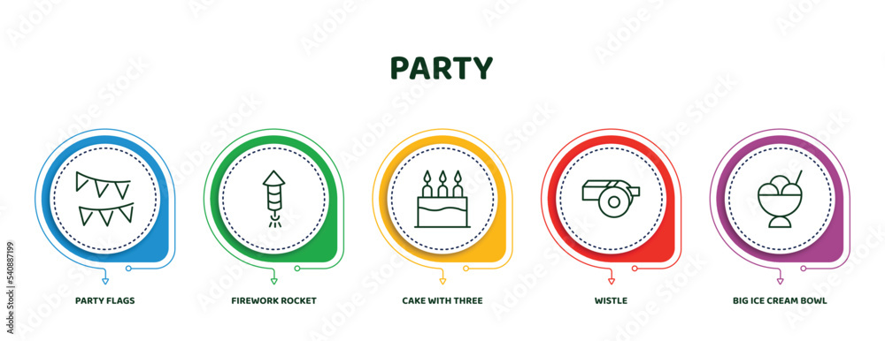 editable thin line icons with infographic template. infographic for ...