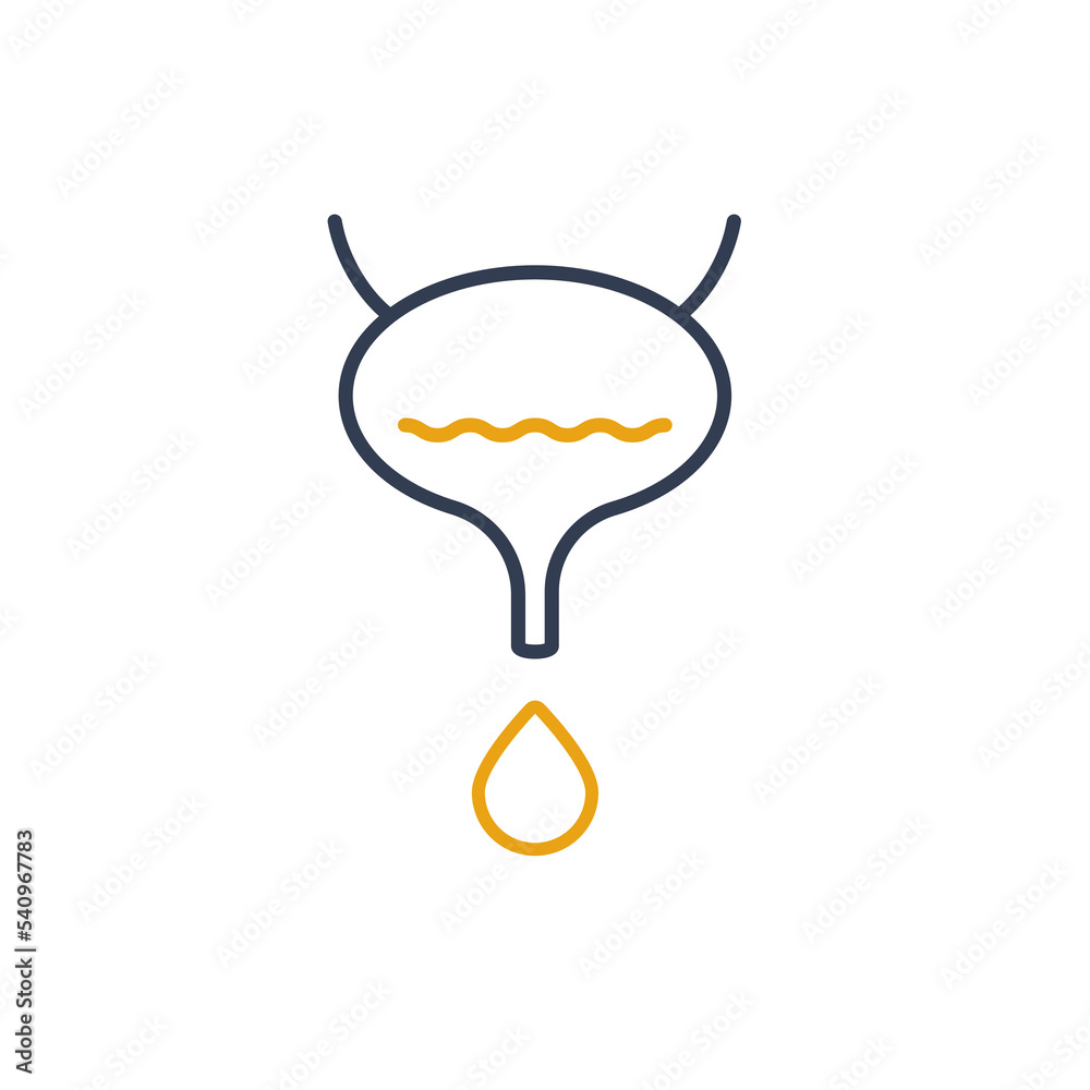 Urinary incontinence condition. Loss of bladder control. Urologic ...