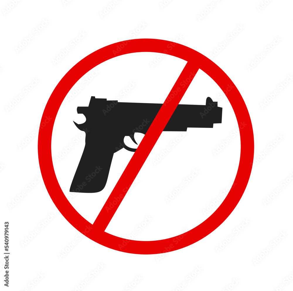safety, forbid, anti, prohibit, weapons, america, zone, revolver gun ...