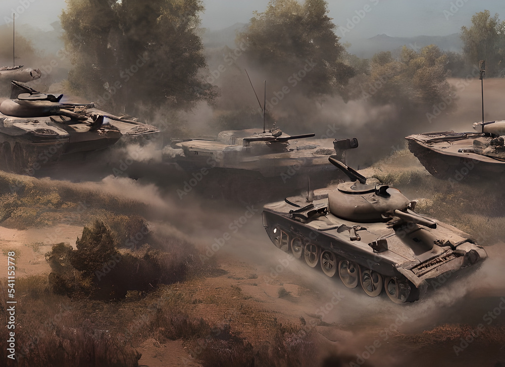 Fight Soviet Armour War Army Heavy Vehicle Turret Soldier Artillery ...