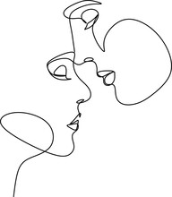 Modern Art Lovers Line Art Free Stock Photo - Public Domain Pictures