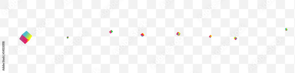 Gradient Cube Vector Transparent Panoramic Stock Vector | Adobe Stock