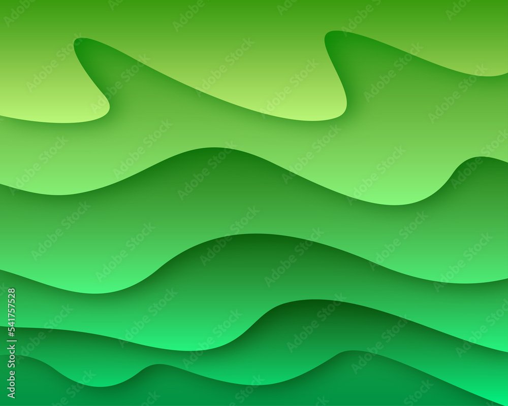abstract green background, Flyers, Covers Template Design, Fluid green ...