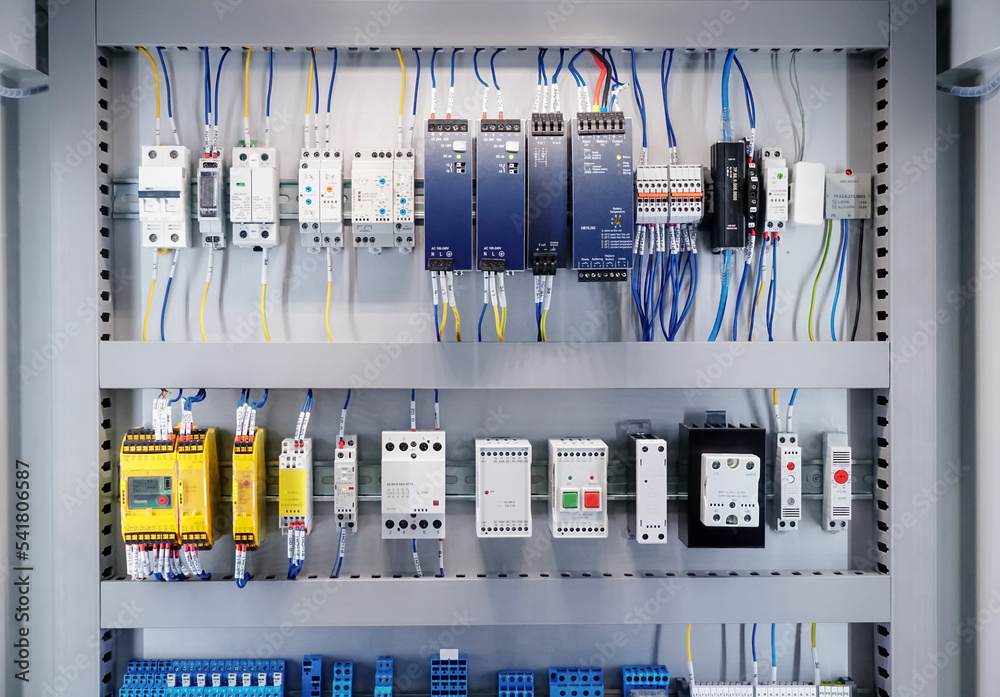 Electric control panel open enclosure for automatic circuit system ...