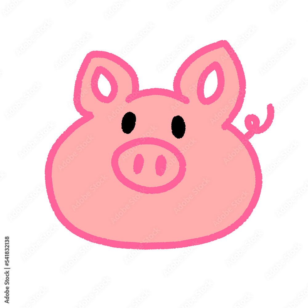 pig pork meat food menu icon isolated , graphic design for presentation ...