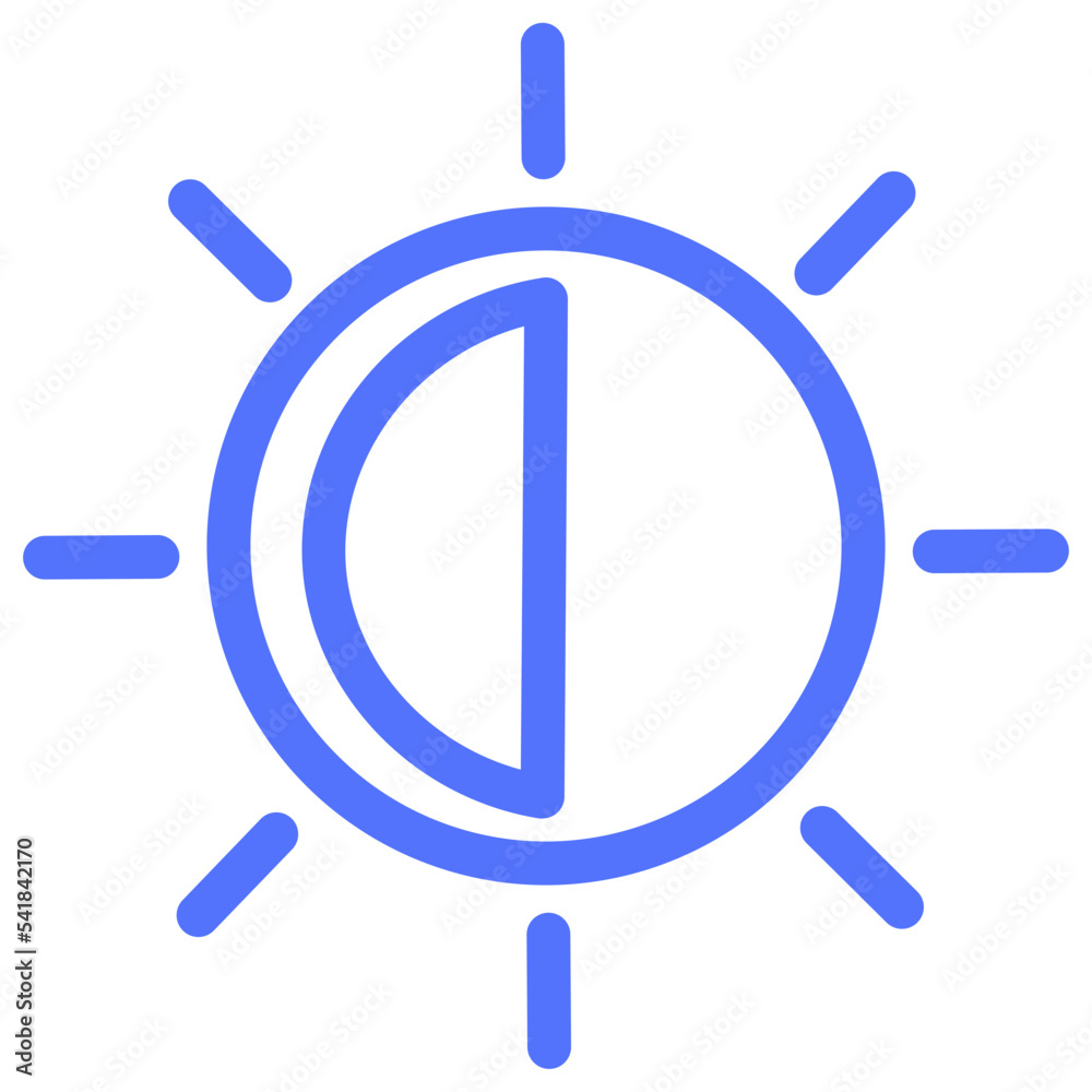 light sun sunny brightness contrast Stock Vector | Adobe Stock