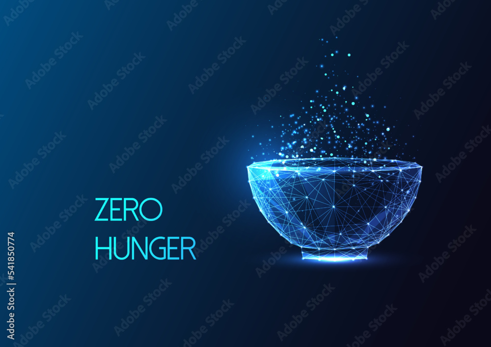 Concept of Zero Hunger as part of Sustainable development Goals with ...