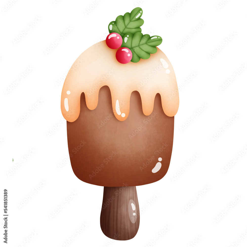 Stock-Illustration „christmas ice cream“ | Adobe Stock