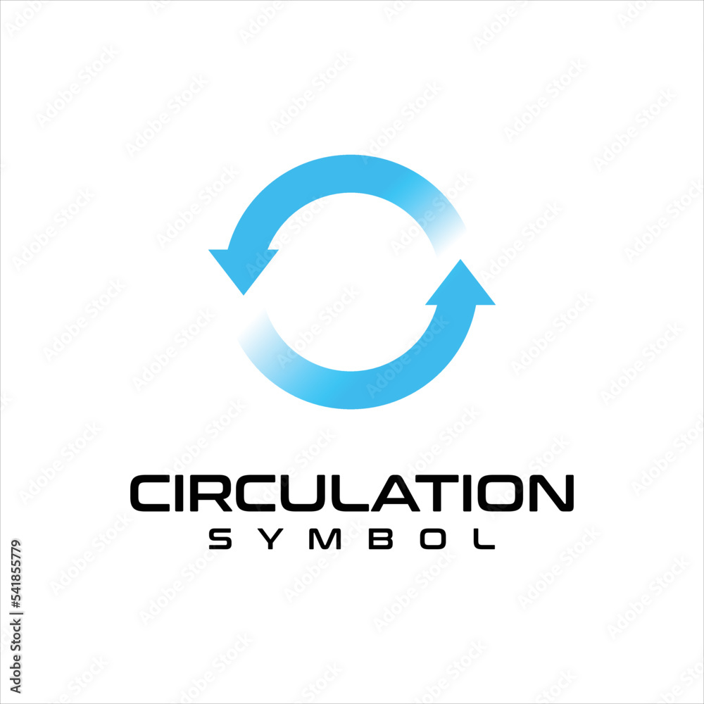 O Letter Woith Rotation Logo Design Template Stock Vector | Adobe Stock