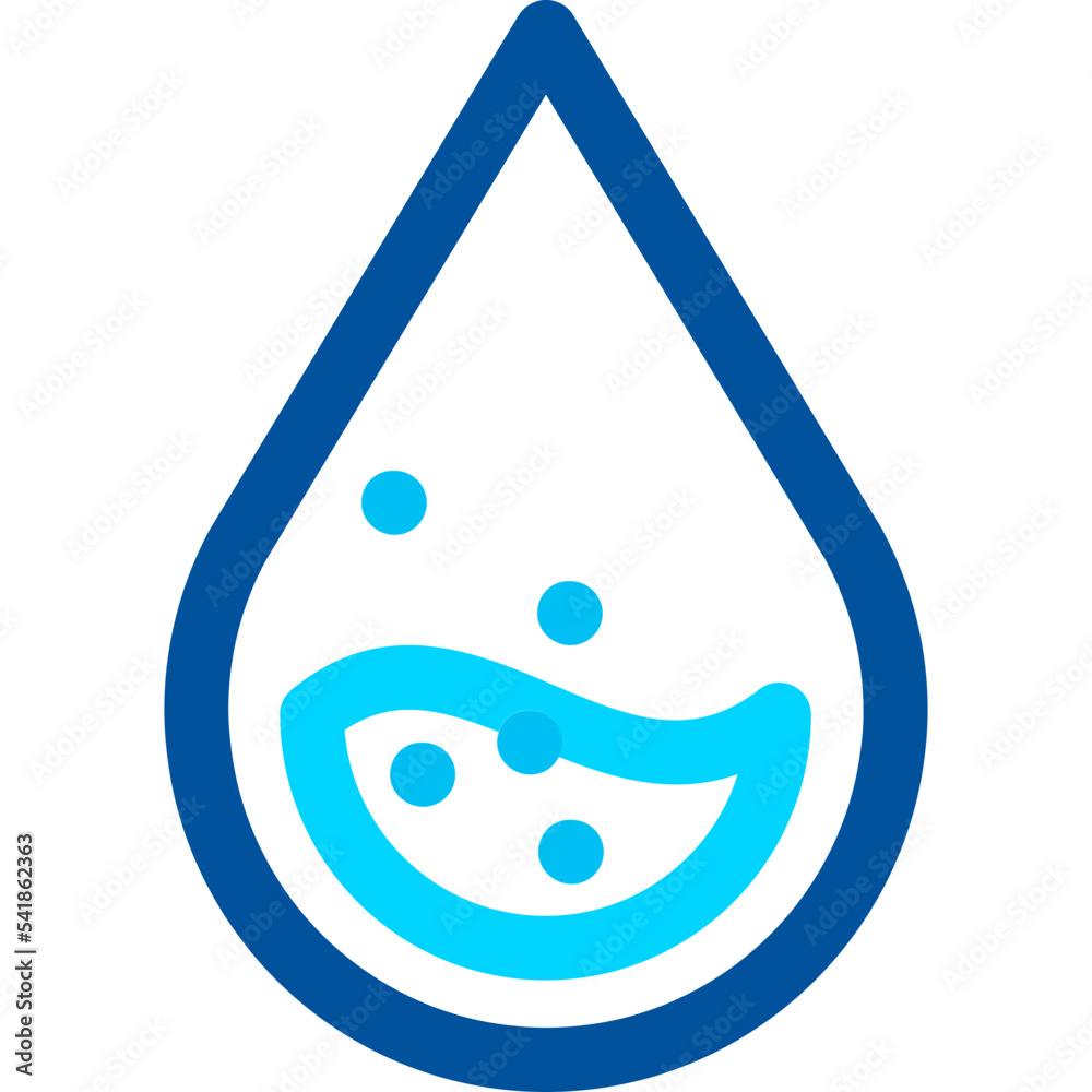 liquid matter lineal style icon Stock Vector | Adobe Stock