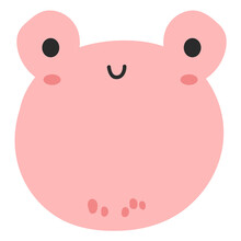 Pink Frog Cartoon Clipart Free Stock Photo - Public Domain Pictures