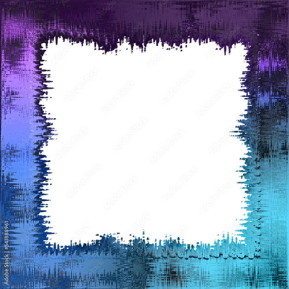 Abstract transparent gradient grunge texture border element. Stock ...