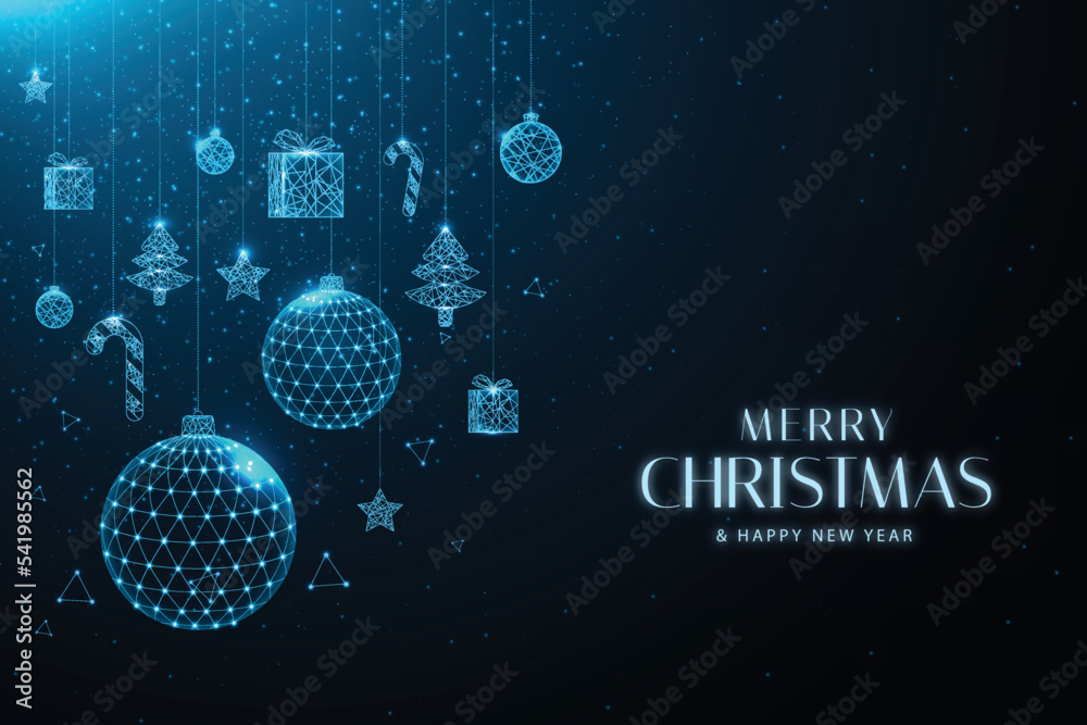 gradient christmas technology background vector design illustration Stock Vector | Adobe Stock