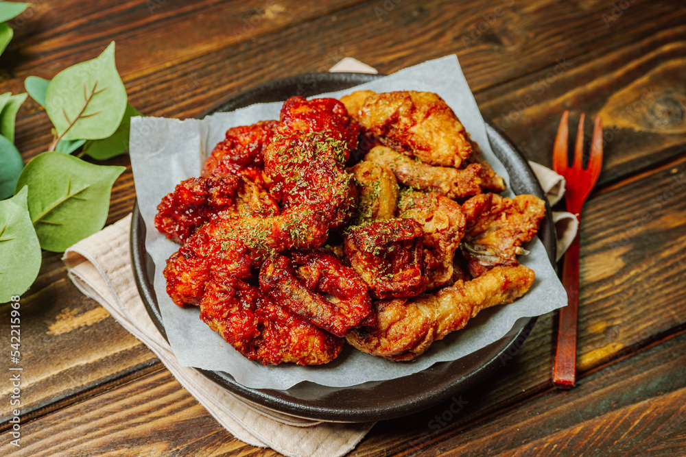 yangnyeom chicken, Korean Seasoned Fried Chicken : This dish is ...