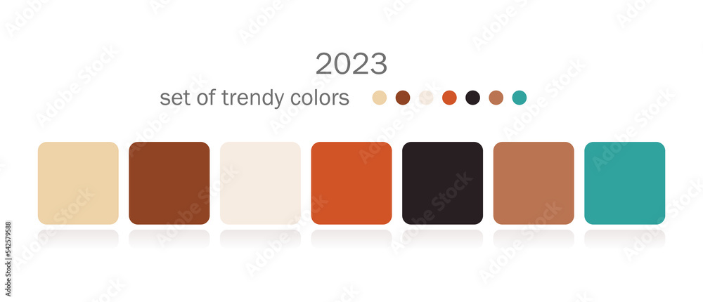 Trendy color palette materials, color schemes, color charts, color ...